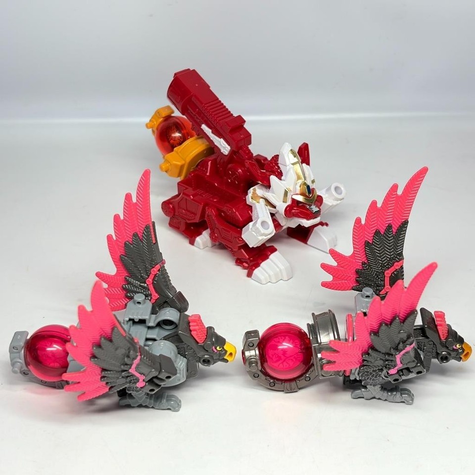 Kyuranger Mini Pla megazord zord set KyurenOh Power Rangers Cosmic Fury ...