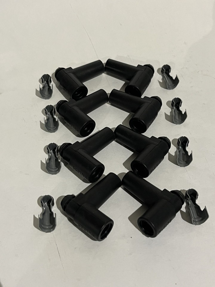 HEI Style Distributor End Spark Plug Wire Rubber Boots & Steel Ends | eBay