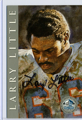 Larry Little 1998 HOF Hall Fame Signature Platinum /2500 Autograph Auto | eBay
