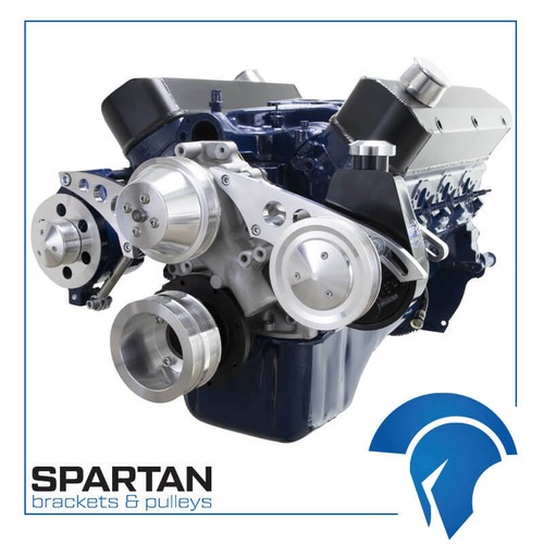 Small Block Ford Serpentine Conversion Kit SBF 289 302 Power Steering ...