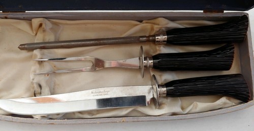 Vintage Washington Forge Antler Handle Carving Set | eBay