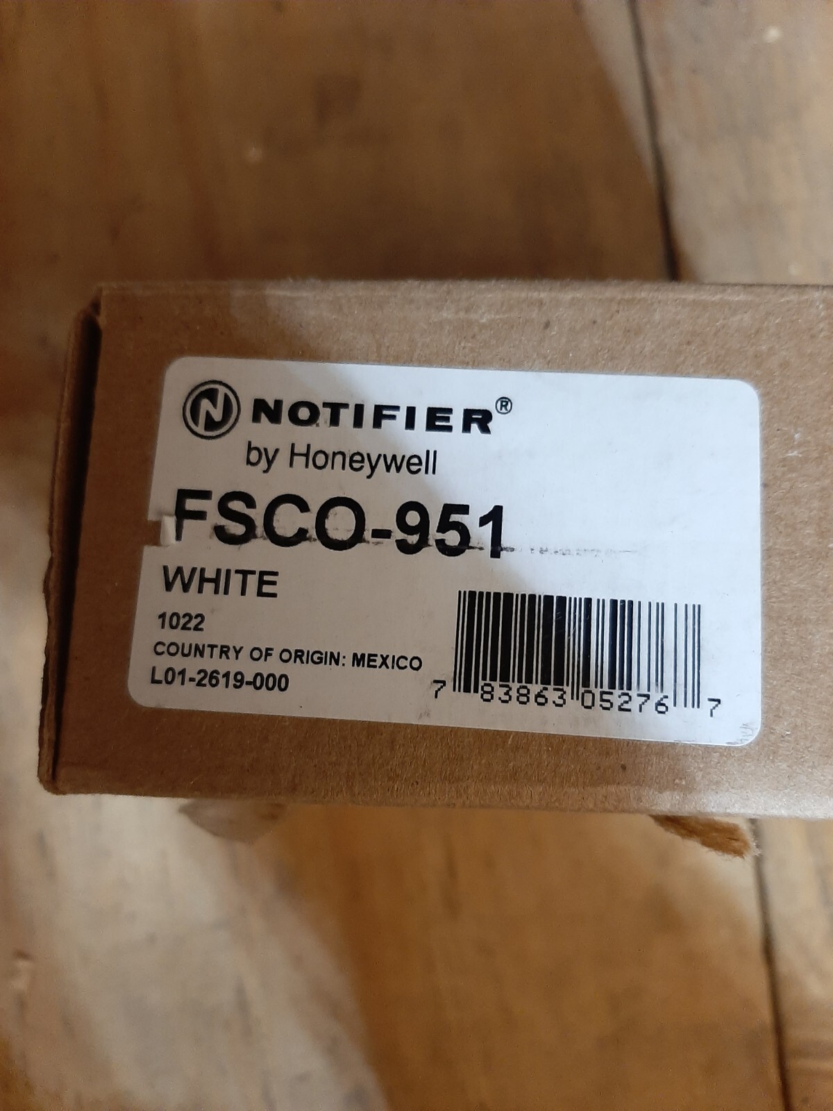 Notifier FSCO-951 Addressable Carbon Monoxide Detector - White for sale ...