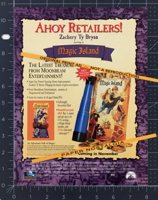 MAGIC ISLAND__Original 1995 Trade print AD / promo__ZACHERY TY BRYAN ...
