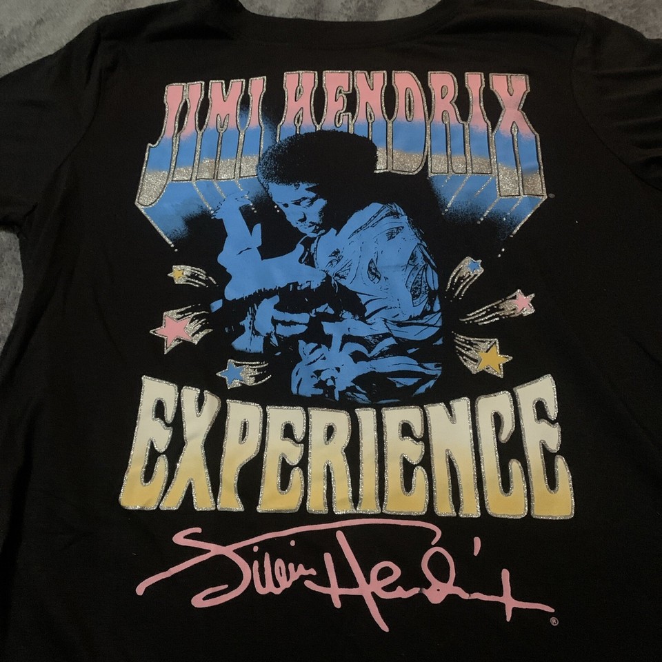 Jimi Hendrix Graphic TShirt Ladies No Tags Nice Graphics | eBay