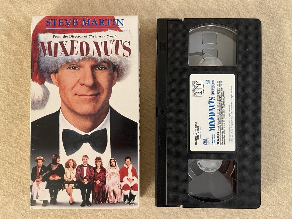 Mixed Nuts - VHS - Steve Martin Madeline Kahn - Excellent Condition ...