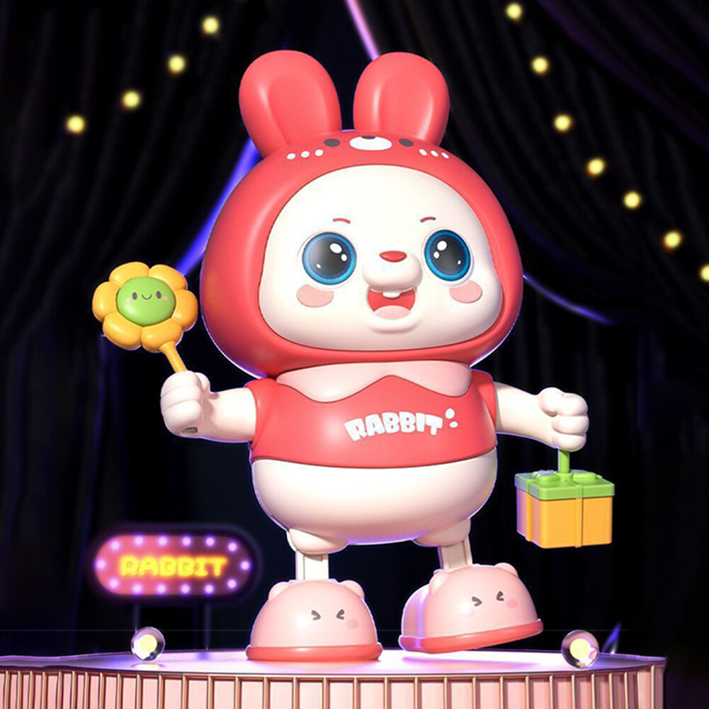 Bunny Dolls with Light 2 Modes Rabbit Toys for Boys Girls (Rechargeable ...