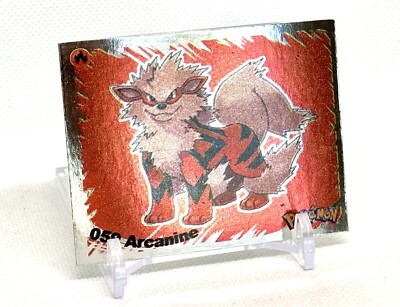 Pokemon Sticker Album Arcanine #059 Holo Foil PERU 2022 NM Minus 🇺🇸 | eBay