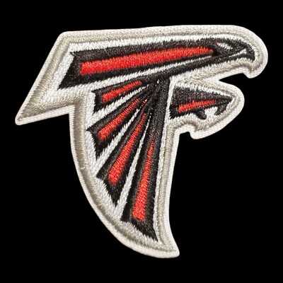 Atlanta Falcons Patch. Embroidered. Iron On Backing. 2.5"x2.25" | eBay