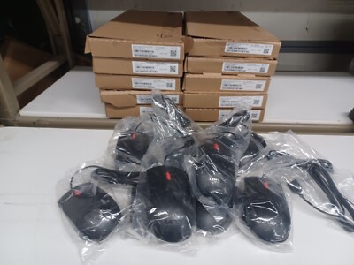 Lot 10 NEW OEM Lenovo USB Keyboard 00XH688 Wired Black With USB Mouse ...