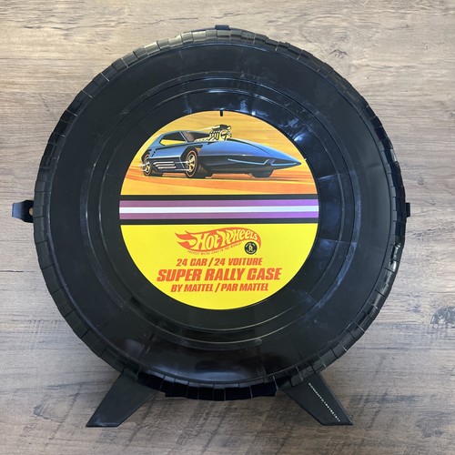 Vintage Hot Wheels Super Rally Case 24 Car Holder 1968 Mattel Redline w ...