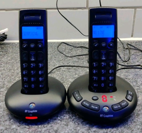 BT Graphite 2500 Digital Cordless Handset Answering Machine 2 Pack ...