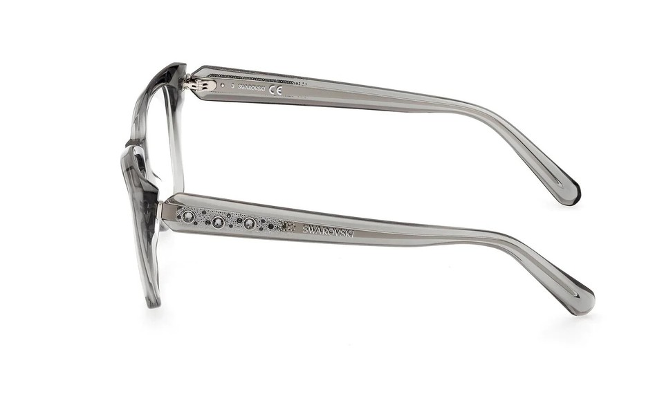 Swarovski SK5468 020 Gray Cat Eye Plastic Optical Eyeglasses Frame 53-14-140 SK | eBay