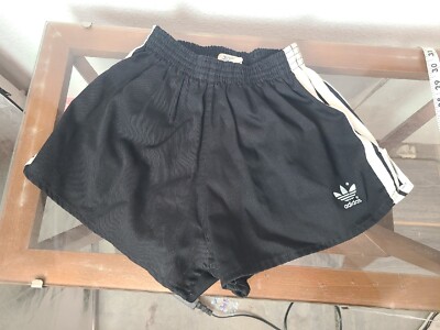 Vintage 70s 80s Adidas Shorty Shorts, Black, Booty Shorts, XS-S Made In ...
