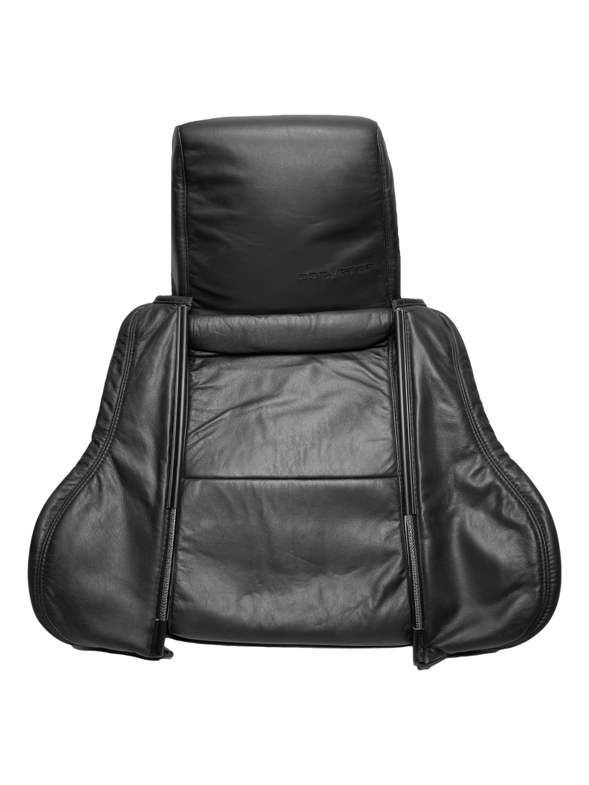 88 CHEVY CORVETTE SEATS COVER C4 BLACK LEATHER CUSTOM AL KNOCH | eBay