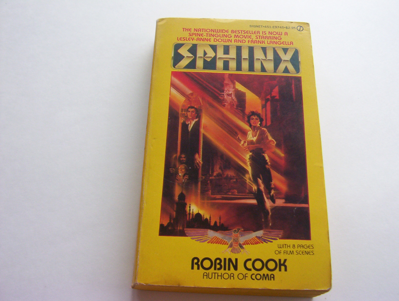 SPHINX 1980 ROBIN COOK LESLEY-ANNE DOWN FRANK LANGELLA PHOTOS MOVIE TIE ...