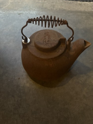 Vintage Wagner Ware Cast Iron Tea Kettle Sydney Ohio USA Clean ...