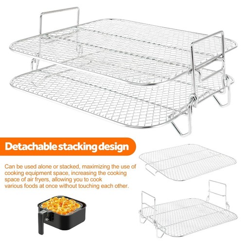 Versatile Air Fryers Holder Square Roasting Racks Gifts Air Fryer Racks ...