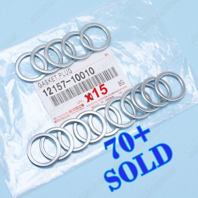 GENUINE OEM TOYOTA LEXUS SCION DIFFERENTIAL PLUG GASKET 12157-10010 ...