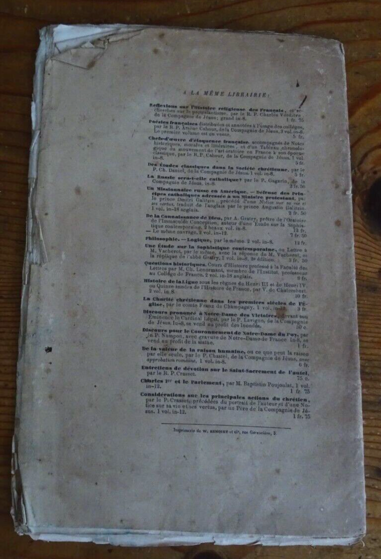 Hubin Collège Saint-Vincent-De Paul, A Poitiers. Discours sur LE ...