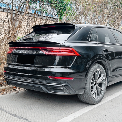 For Audi Q8 SQ8 RSQ8 2019-2025 Glossy Black Rear Trunk Tailgate Lip ...