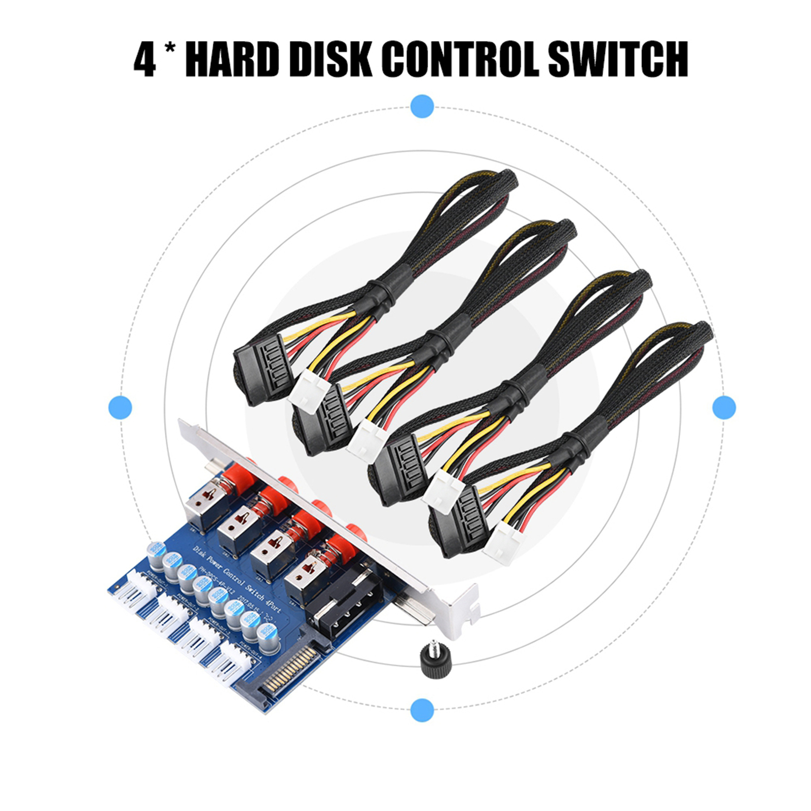 HDD Power Control Switch Hard Drive Selector Drive Switcher For Desktop ...