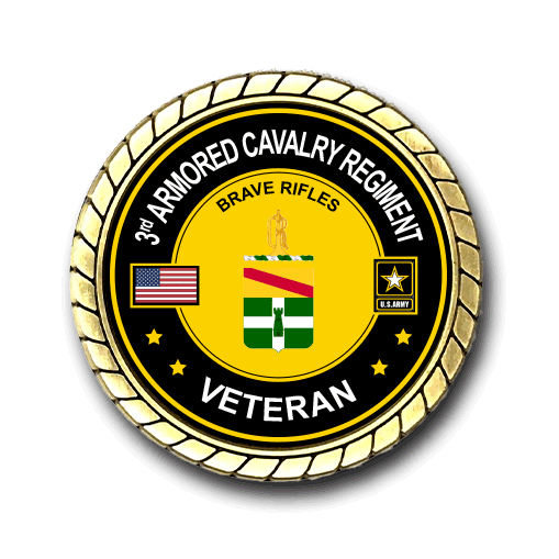 U.S. Army 3rd Armored Cavalry Regiment ACR Veteran Challenge Coin | eBay
