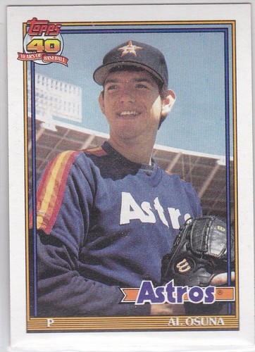M) 1991 Topps Baseball Trading Card - Al Osuna #149 | eBay