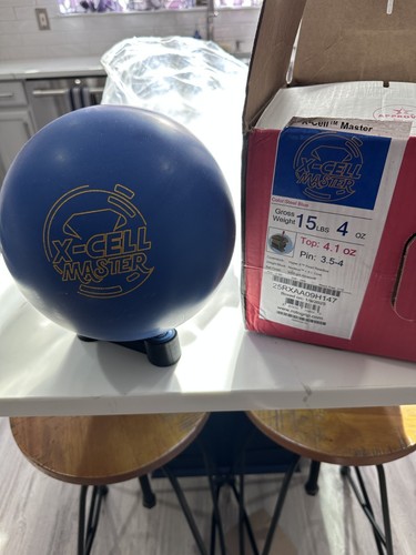 NEW - NIB 15lb OVERSEAS Rotogrip Bowling Ball "X-CELL MASTER" UNDRILLED ...