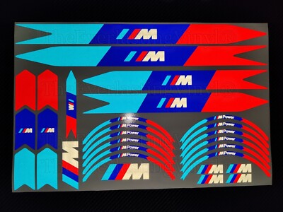 premium reflective stickers BMW m power kit for e scooter mijia m365 ...