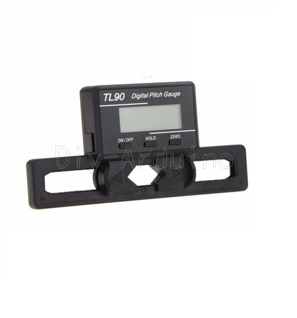 TL90 Digital Pitch Gauge LCD Blades Degree Angle For ALIGN AP800 TREX ...