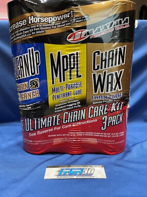 Maxima Racing Motorcycle Dirt Bike Chain Care Kit Clean Up, Mppl ...