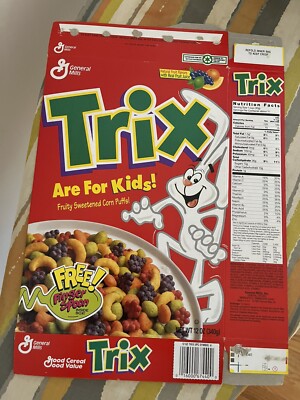 1995 General Mills Trix Cereal Box | eBay