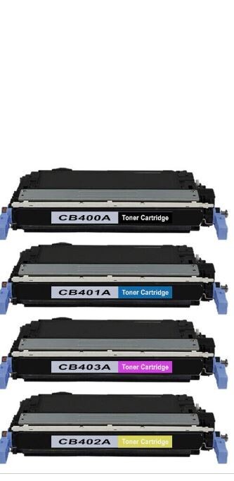 New ! 4 X compatible Toner for HP CP4005 CP4005n CB401A CB402A CB403A ...