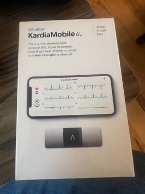 AliveCor KardiaMobile Personal EKG 6L - Wireless 6-Lead EKG Kardia ...
