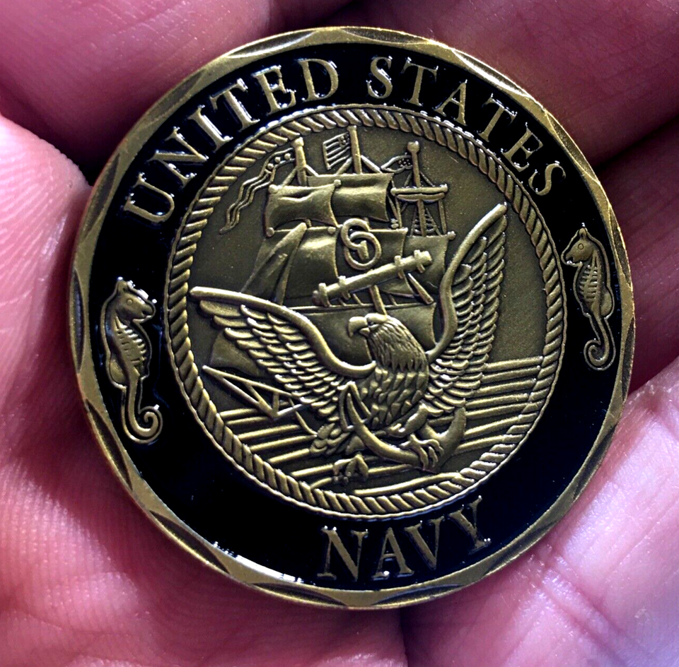 Shellback United States Navy Marine Corps USN USMC Challenge Coin ...