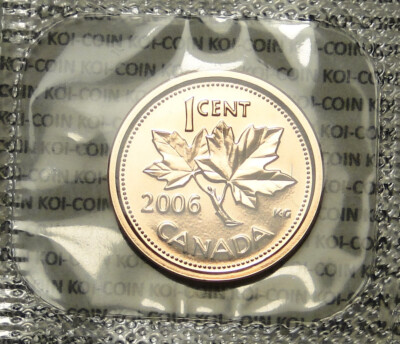 BU PL 2006 P penny steel magnetic 1c 1 cent coin mint sealed | eBay