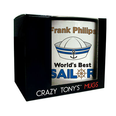 Personalised Sailing Gifts For Sailors, Worlds Best Sailor Mug, Sailing ...