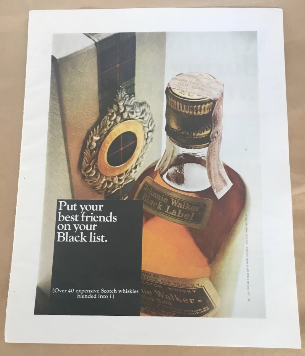 Johnnie Walker Black Label Print