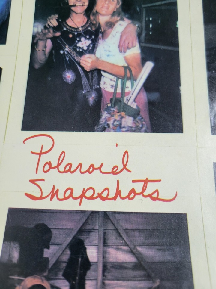 Paul McCartney Wings Polaroid Snapshots Collage Poster 1970s 20"x27" NO ...