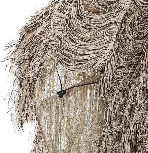 Ghillie Suit Poncho for Hunting Bird Watch Gilly Camouflage Cloak Green ...