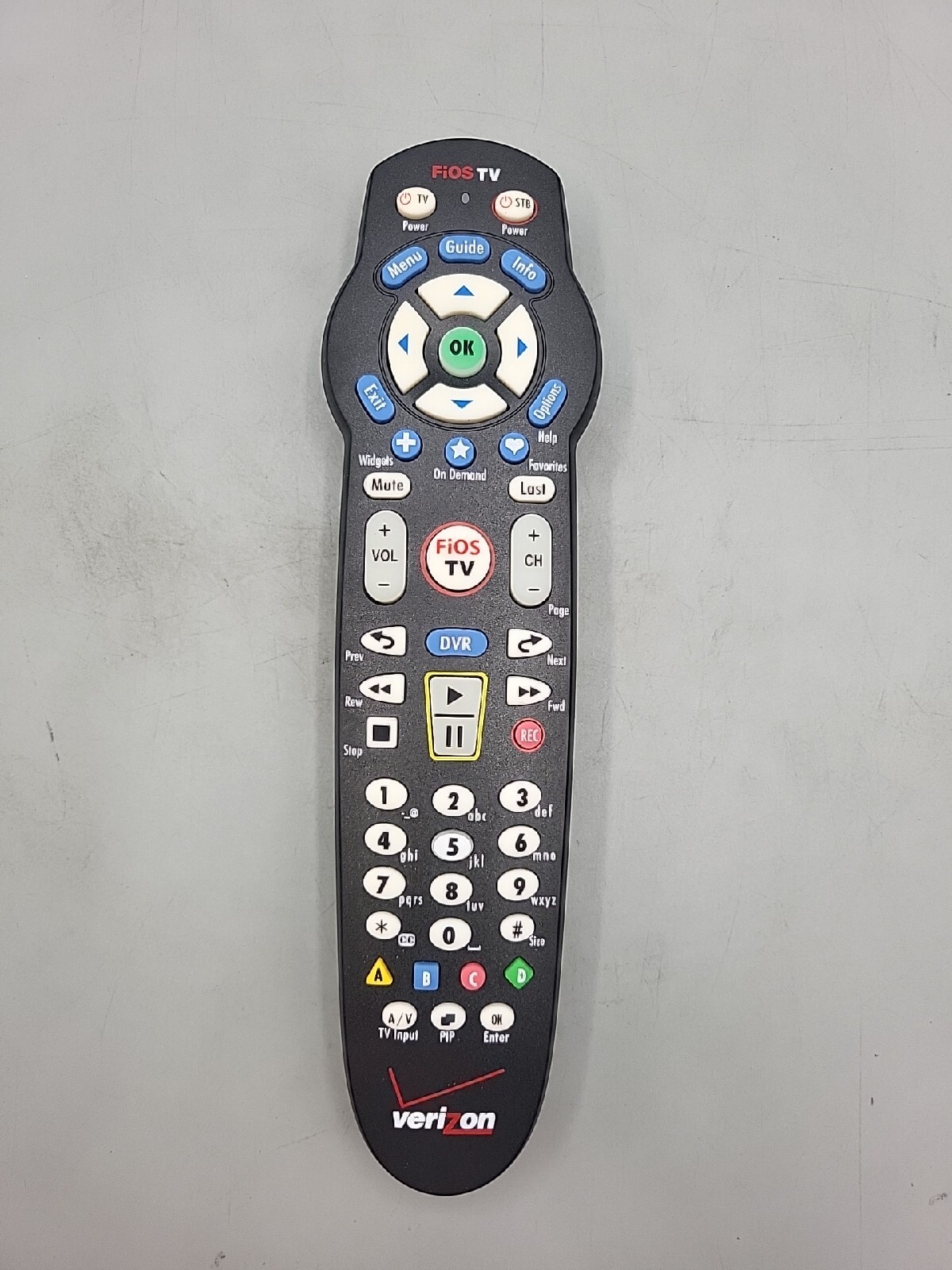 Genuine OEM VERIZON FiOSTV Black REMOTE CONTROL VZ P265v4 RC Tested ...
