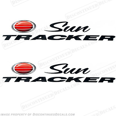 Fits Sun Tracker Boat Decals (Set of 2) - 19.5" Long | eBay