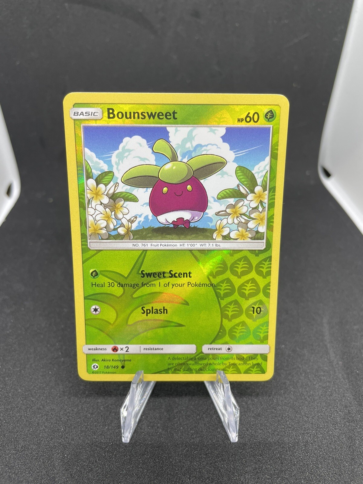 Bounsweet 18/149 - Sun And Moon - Common - Reverse Holo - Pokemon TCG ...