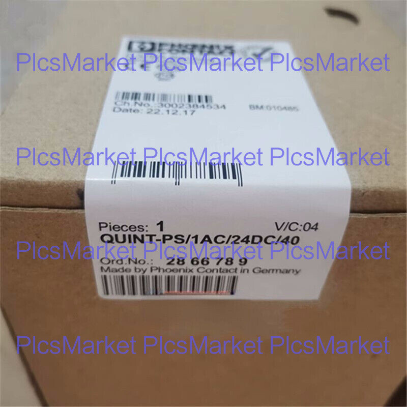 1x PHOENIX CONTACT 2866789 Switch Power Supply QUINT-PS/1AC/24DC/40 DHL ...