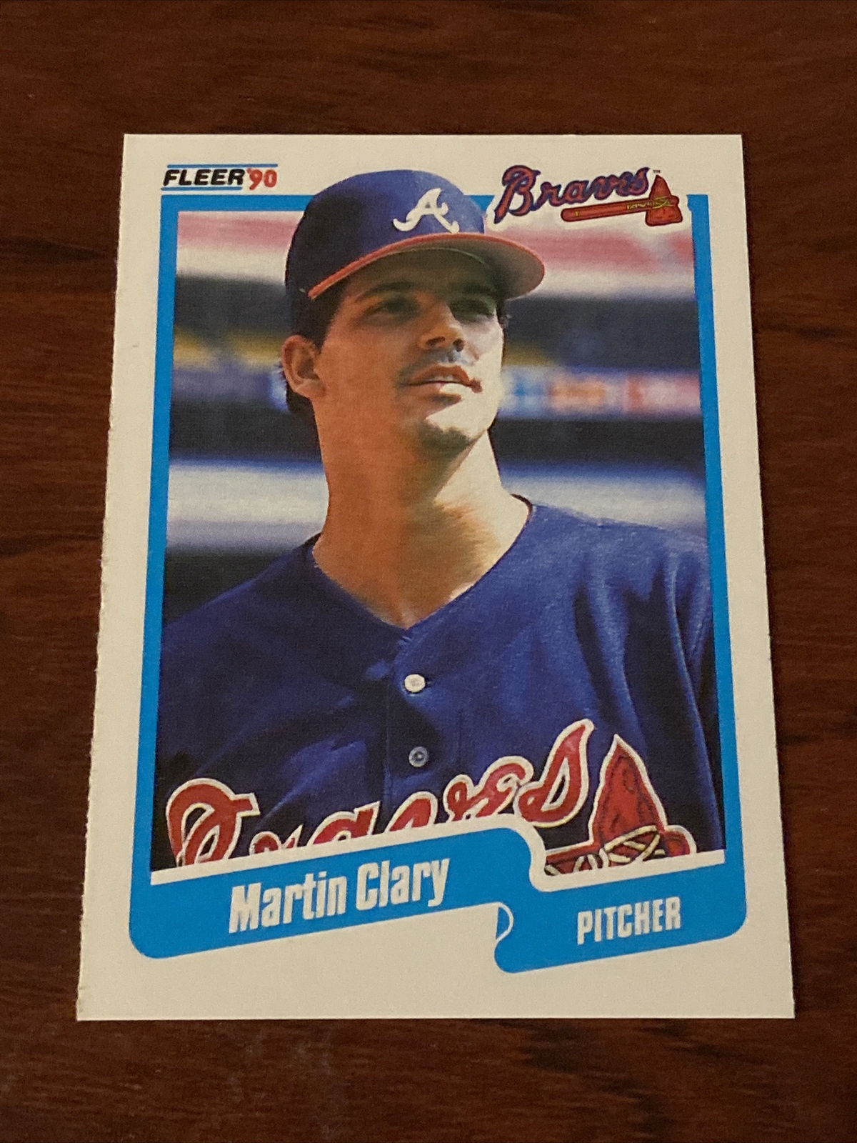 1990 Fleer Martin Clary Atlanta Braves #578 B5244 | eBay