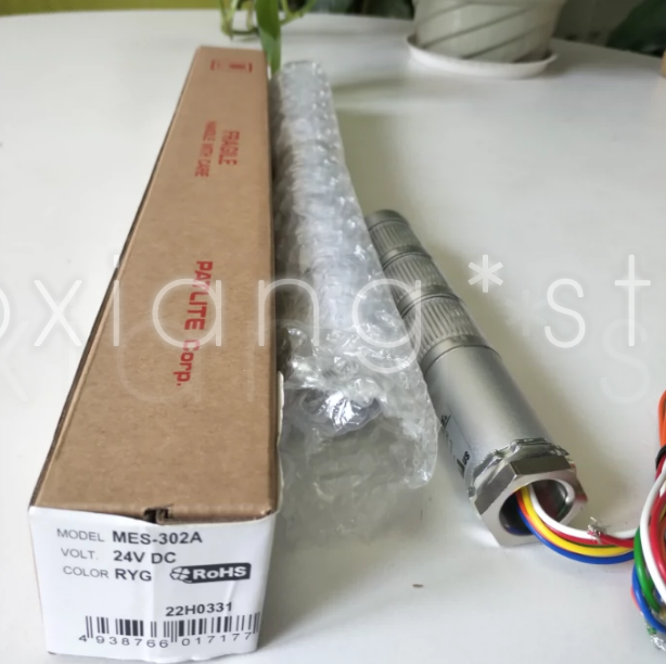 1pc signal lamp MES-302A-RYG DC24V Transparent diameter 25mm 40mm light ...