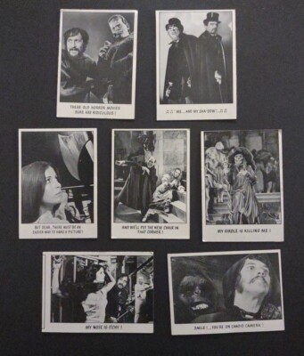 Vintage 1973 You'll Die Laughing Monster Horror Topps Trading Cards Lot ...
