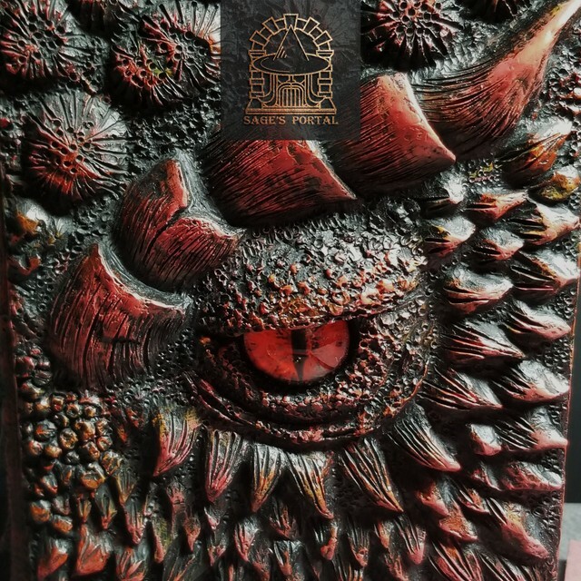 Eye of the Red Dragon Notebook | Handmade Notebook for TTRPG ...