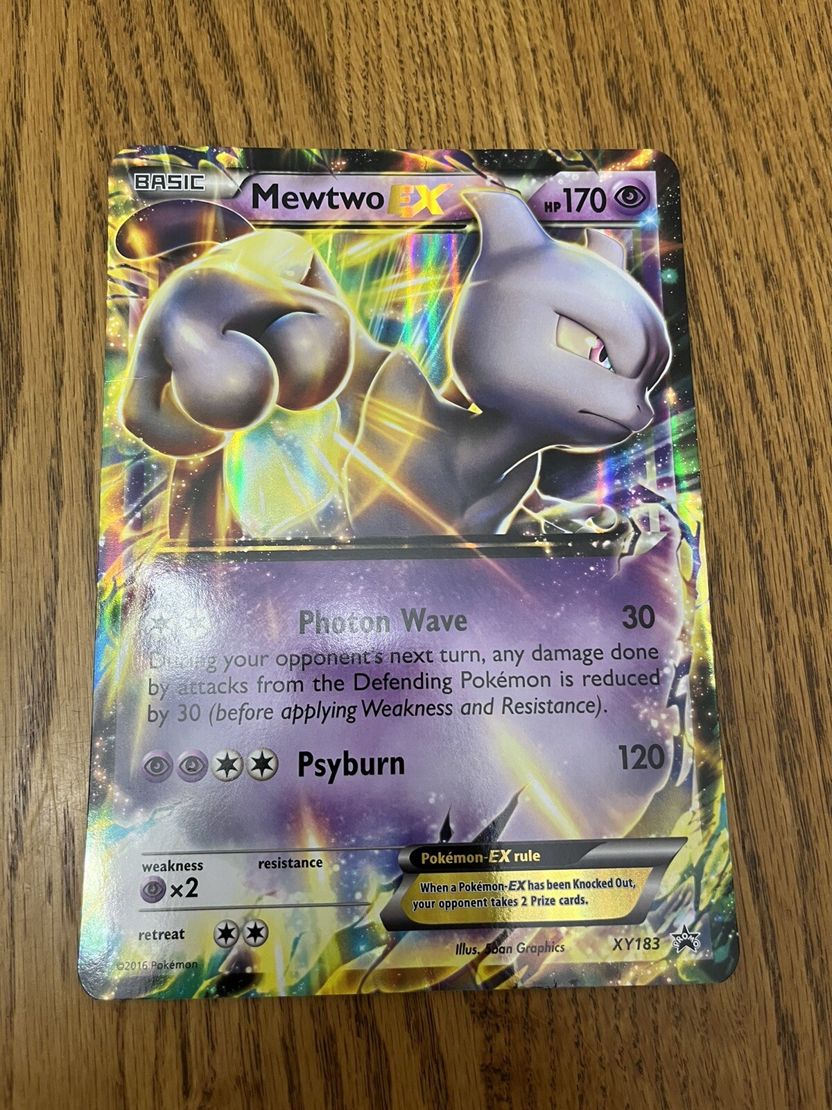 Mewtwo EX HP 170 Large Pokemon Card. READ. | eBay