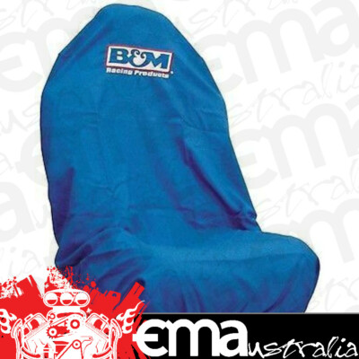 B&M BMTHROW Blue Throw Seat Cover Universal w/ Logo BM-Throw | eBay ...
